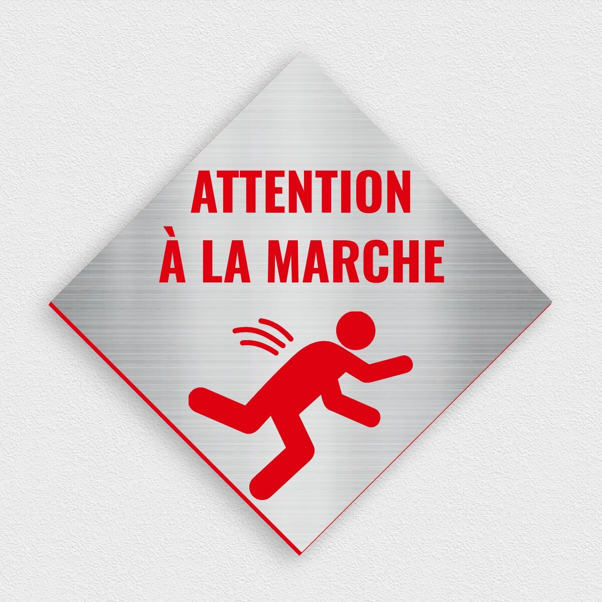 Clipart De Panneau De Marche Adhésif Antidérapant Attention à La