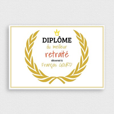 [SIMPLE] Diplôme Retraite Rigolo en Ligne | OTYPO